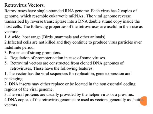 Animal viral vector | PDF
