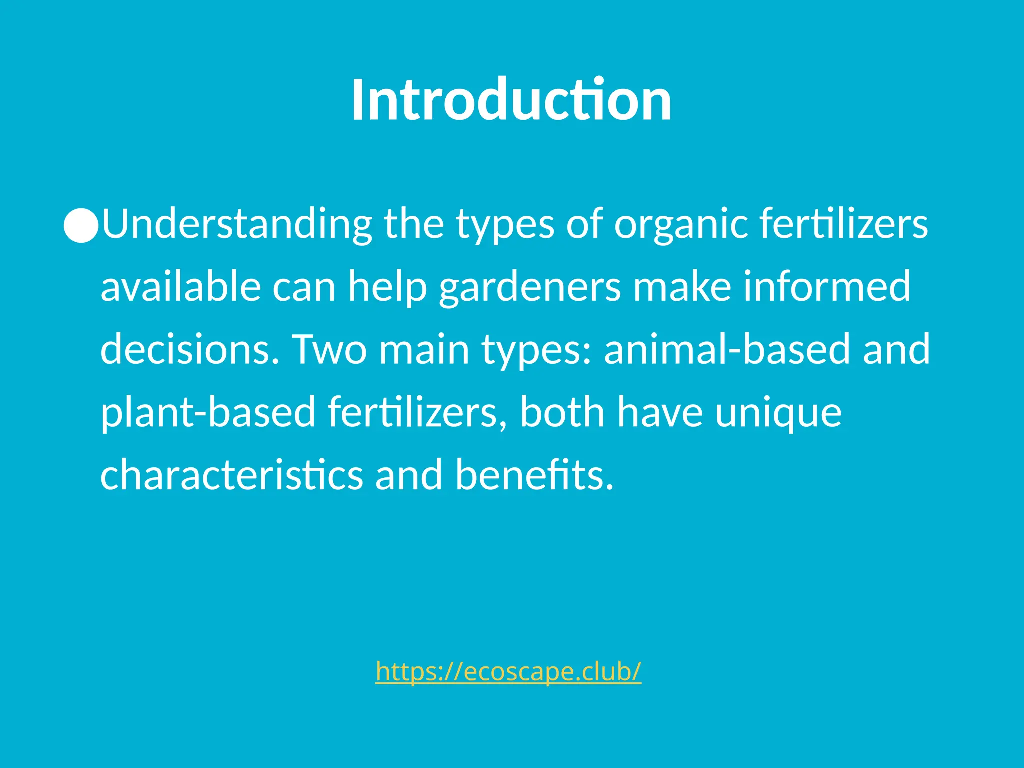 Animal vs Plant Fertilizers: The Ultimate Organic Fertilizer Breakdown ...