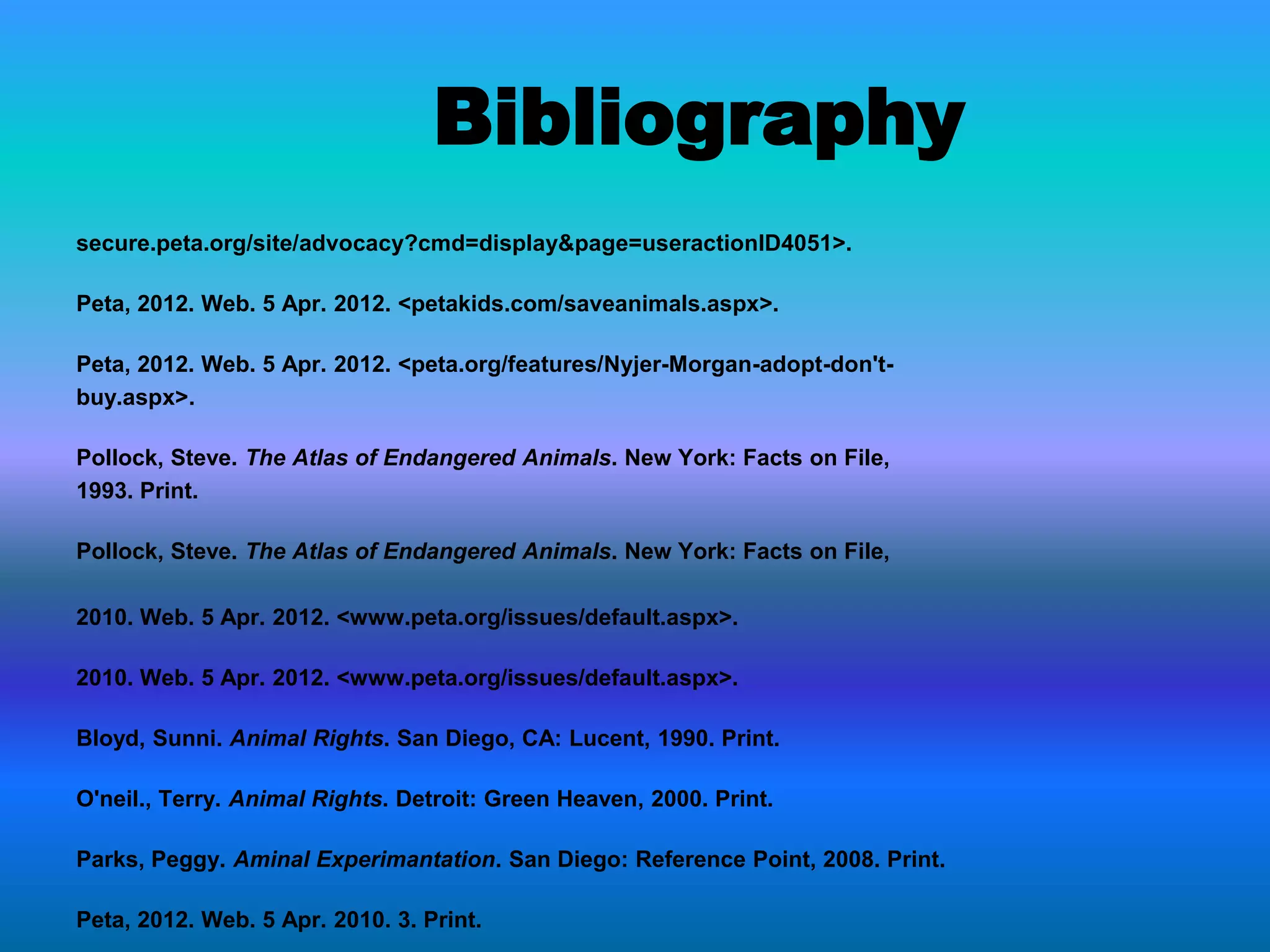 Animal welfare presentation ashley ripplinger | PPTX