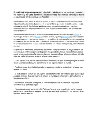 Animal y planta en peligro de extincion | DOCX
