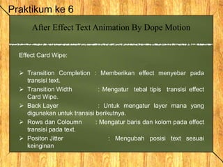 Review Animasi 2D - Dope Motion | PPTX