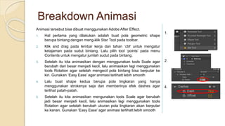 Breakdown Animasi 2D | PPT