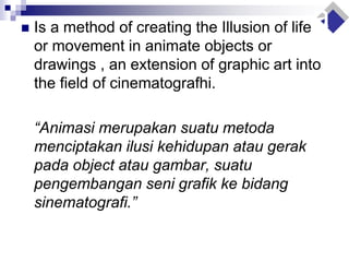 Animasi 2D dan 3D Slide AbdurRohim | PPTX