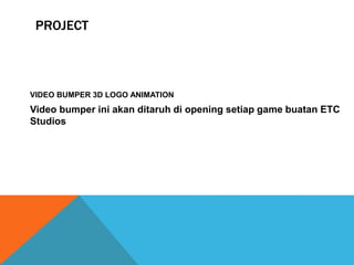 ANIMASI 3D - Bumper Logo | PPT