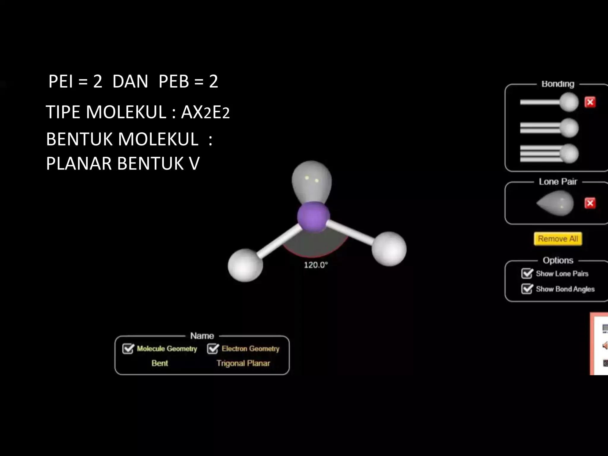 Animasi bentuk molekul | PPTX