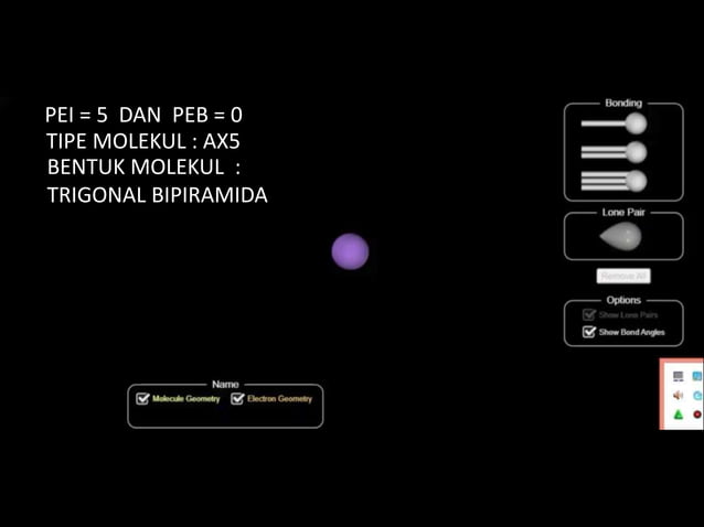 Animasi bentuk molekul | PPTX