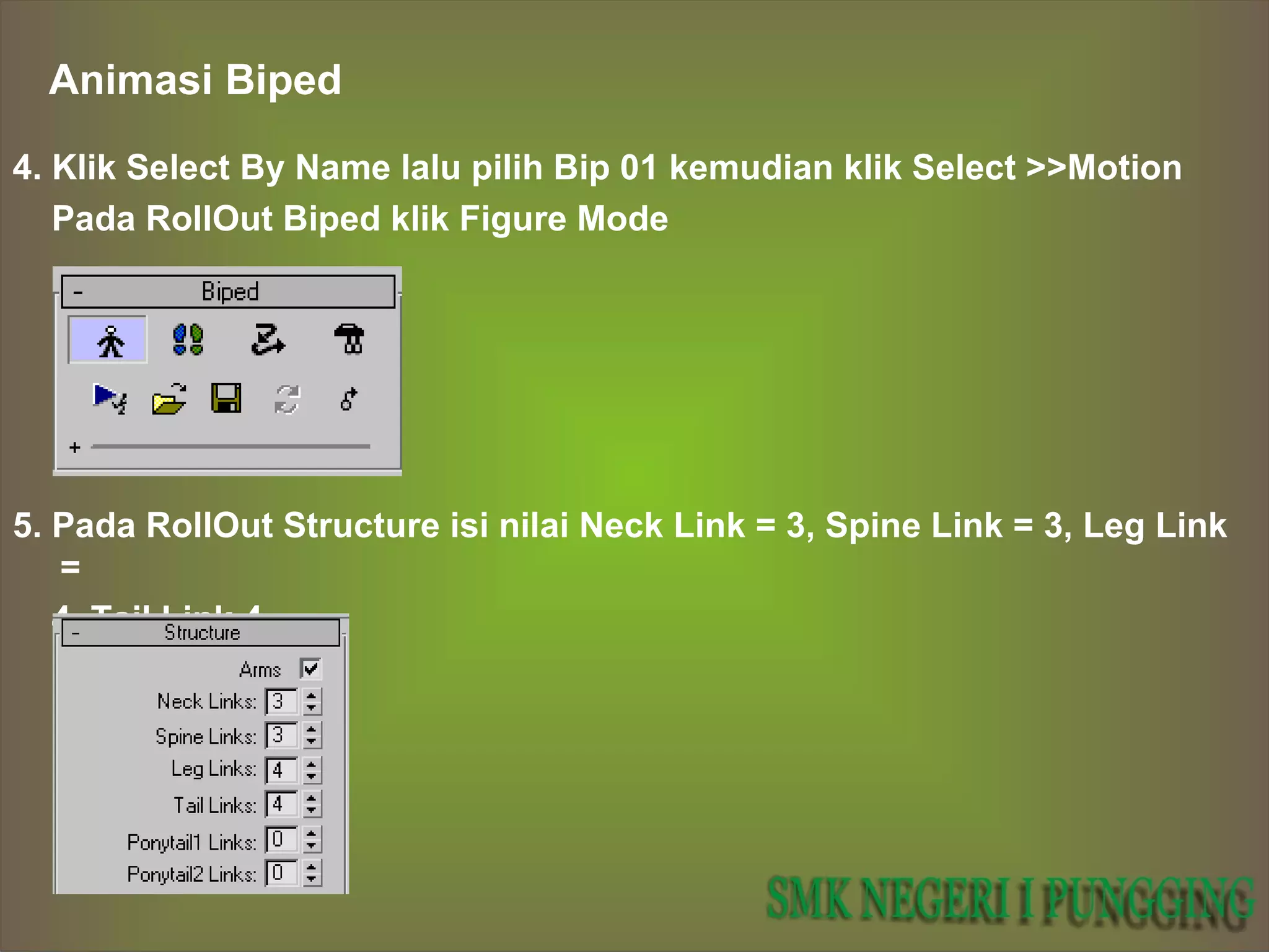 Animasi biped | PPT