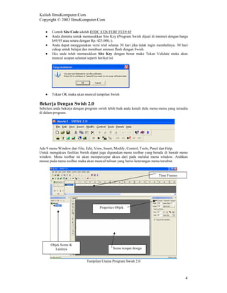 Animasi dengan swih 2 | PDF