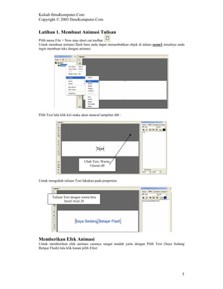 Animasi dengan swih 2 | PDF