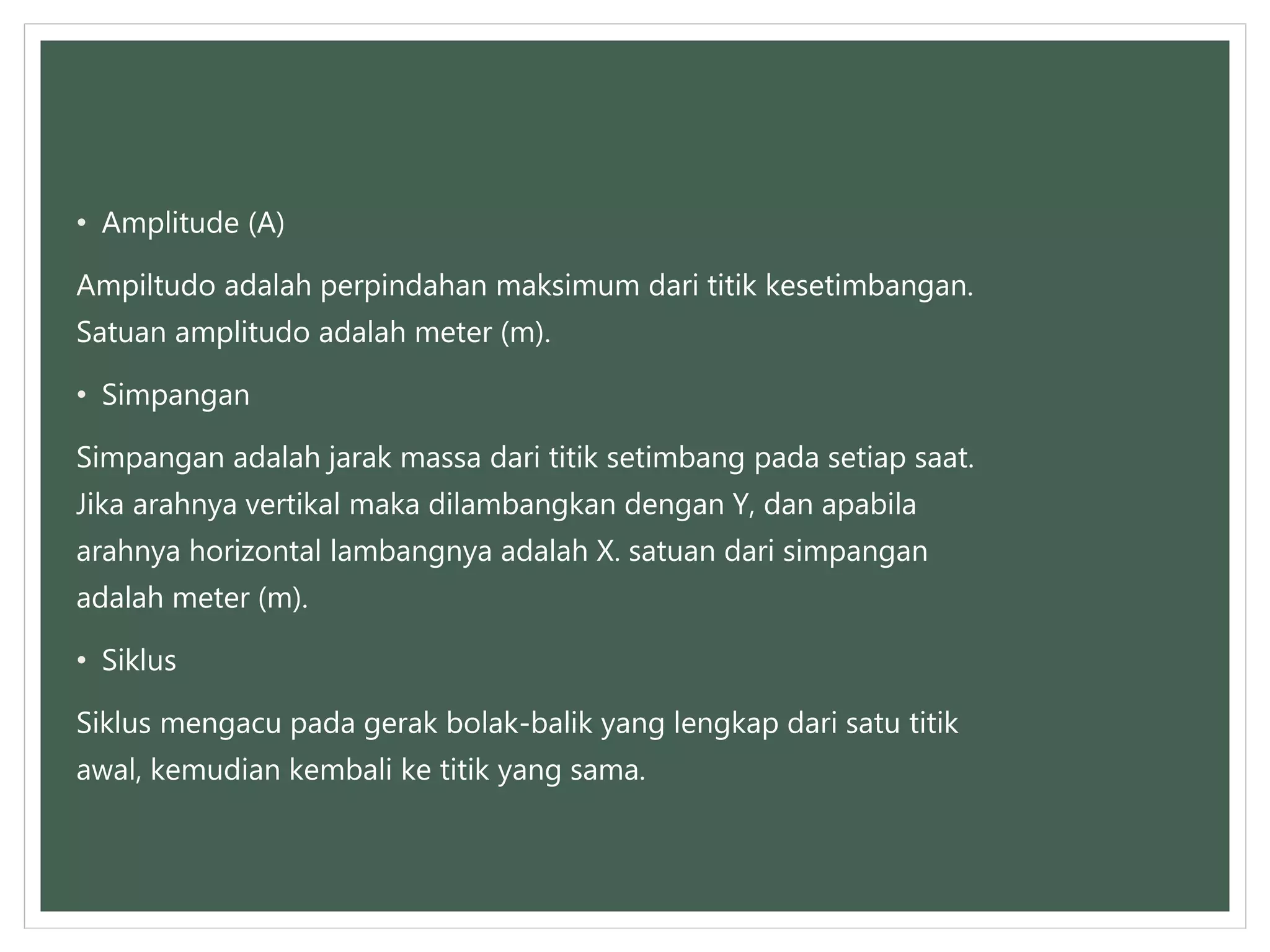 Animasi gerak harmonis | PPTX
