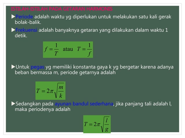 Animasi gerak harmonis | PPTX