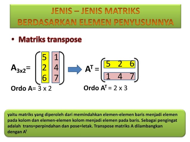Animasi matriks 2 | PPTX