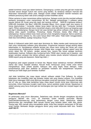 Animasi open source | PDF