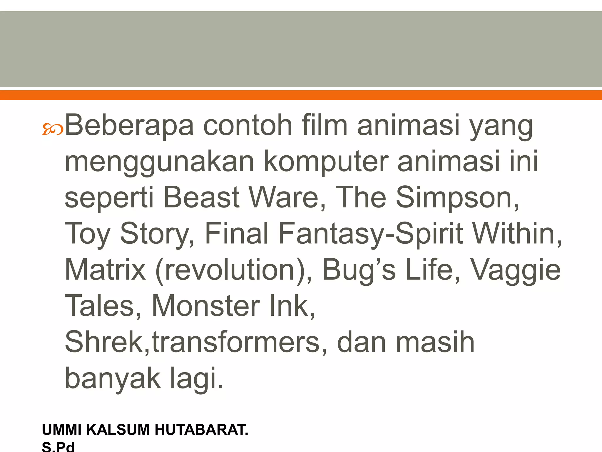 Animasi stop motion | PPT