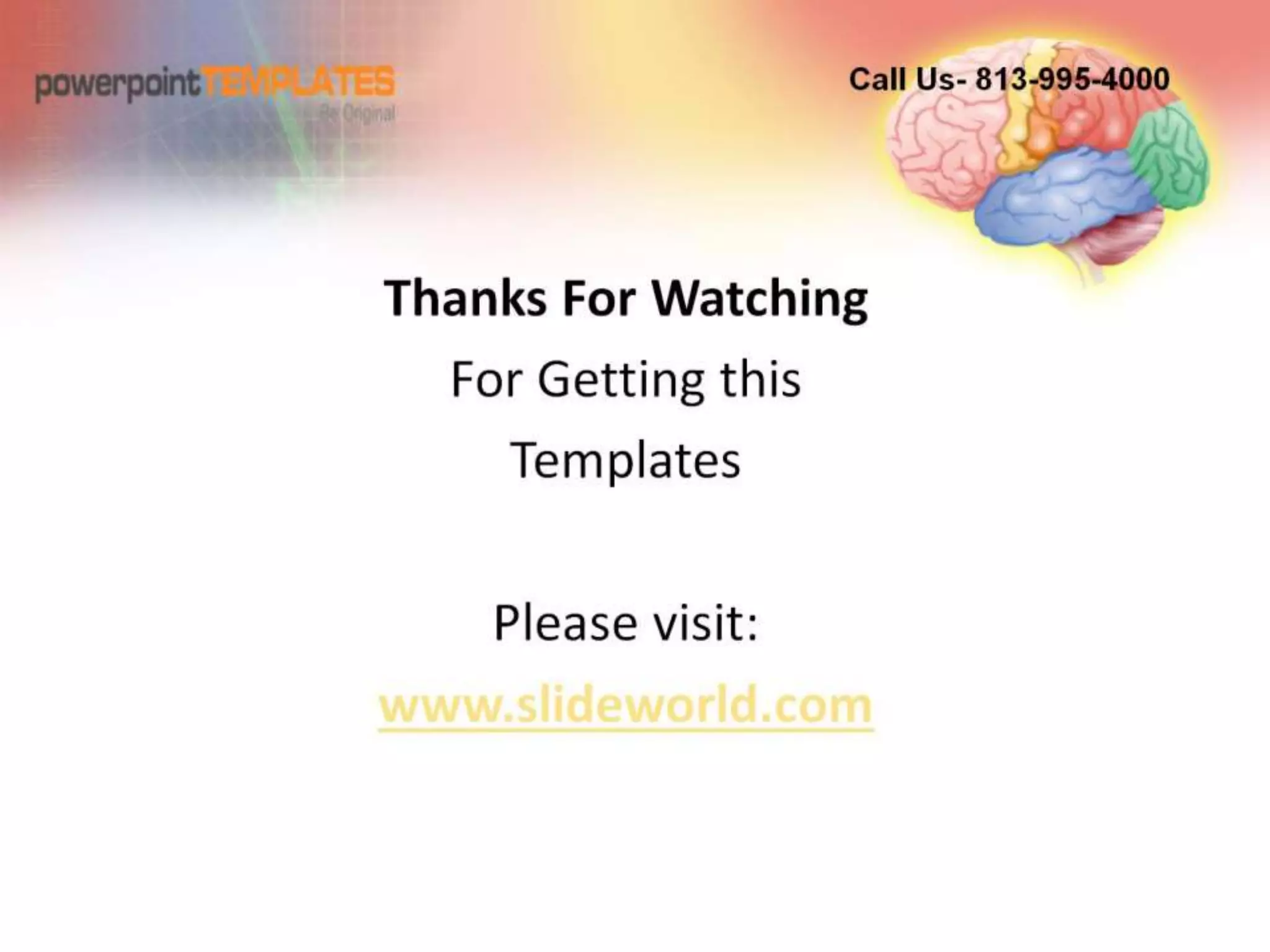 Animated brain anatomy powerpoint template | PPTX