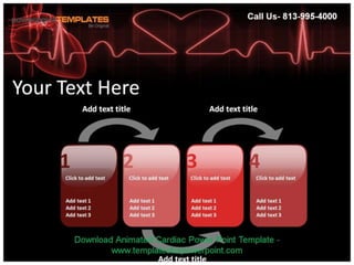 Animated Cardiac Powerpoint Template | PPTX