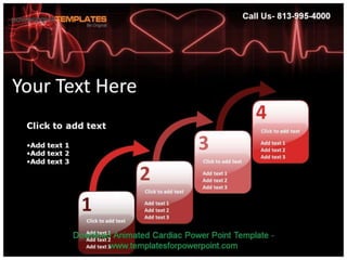 Animated Cardiac Powerpoint Template | PPTX