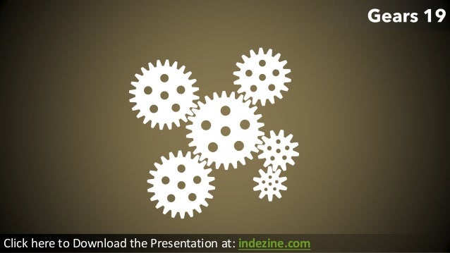 More Animated Gears for PowerPoint - Series 04