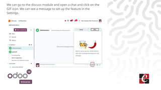 Animated GIF in Odoo 18 Discuss - Odoo 18 | PPTX