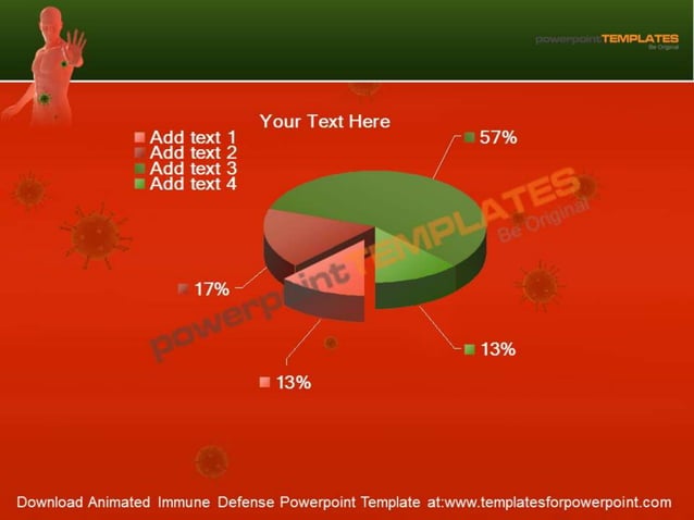 Animated Immune Defense Powerpoint Template | PPT