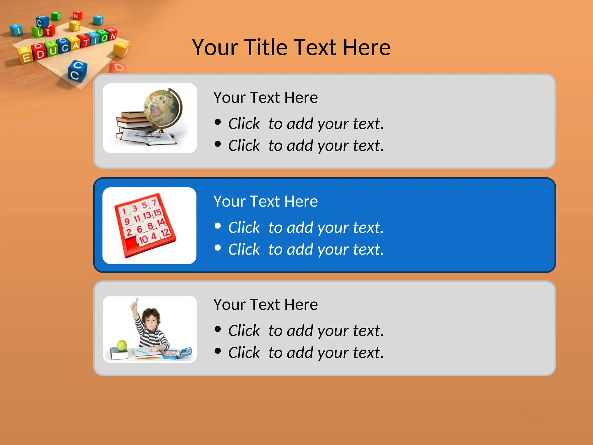 Animated PowerPoint template slides for education.ppt
