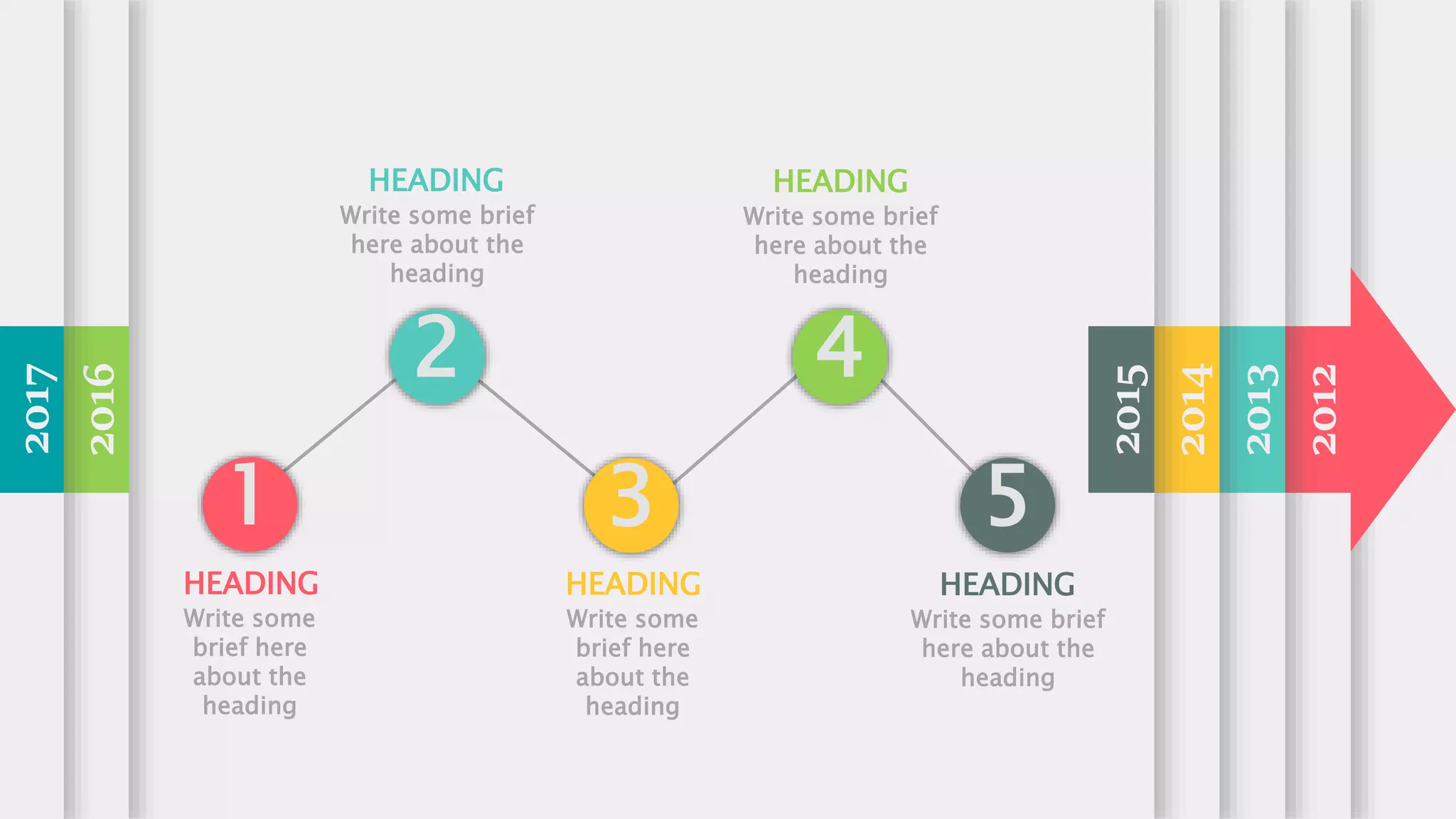 Animated PowerPoint Timeline Template without Morph Transition by ...