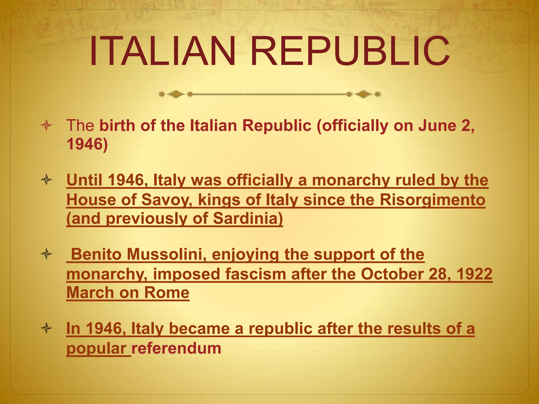 Presentation on Italy | PPTX