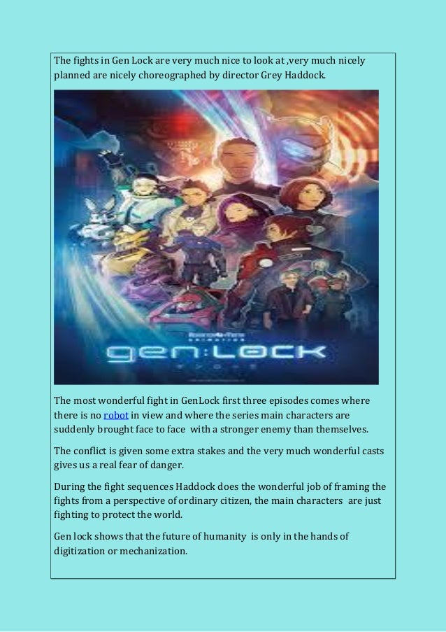 ANIMATED SERIES GEN LOCK | PDF