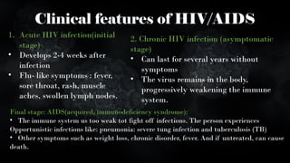 HIV, AIDS and detailed defining about transmission | PPTX