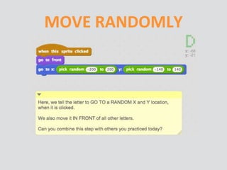 Animate your name in SCRATCH | PPTX