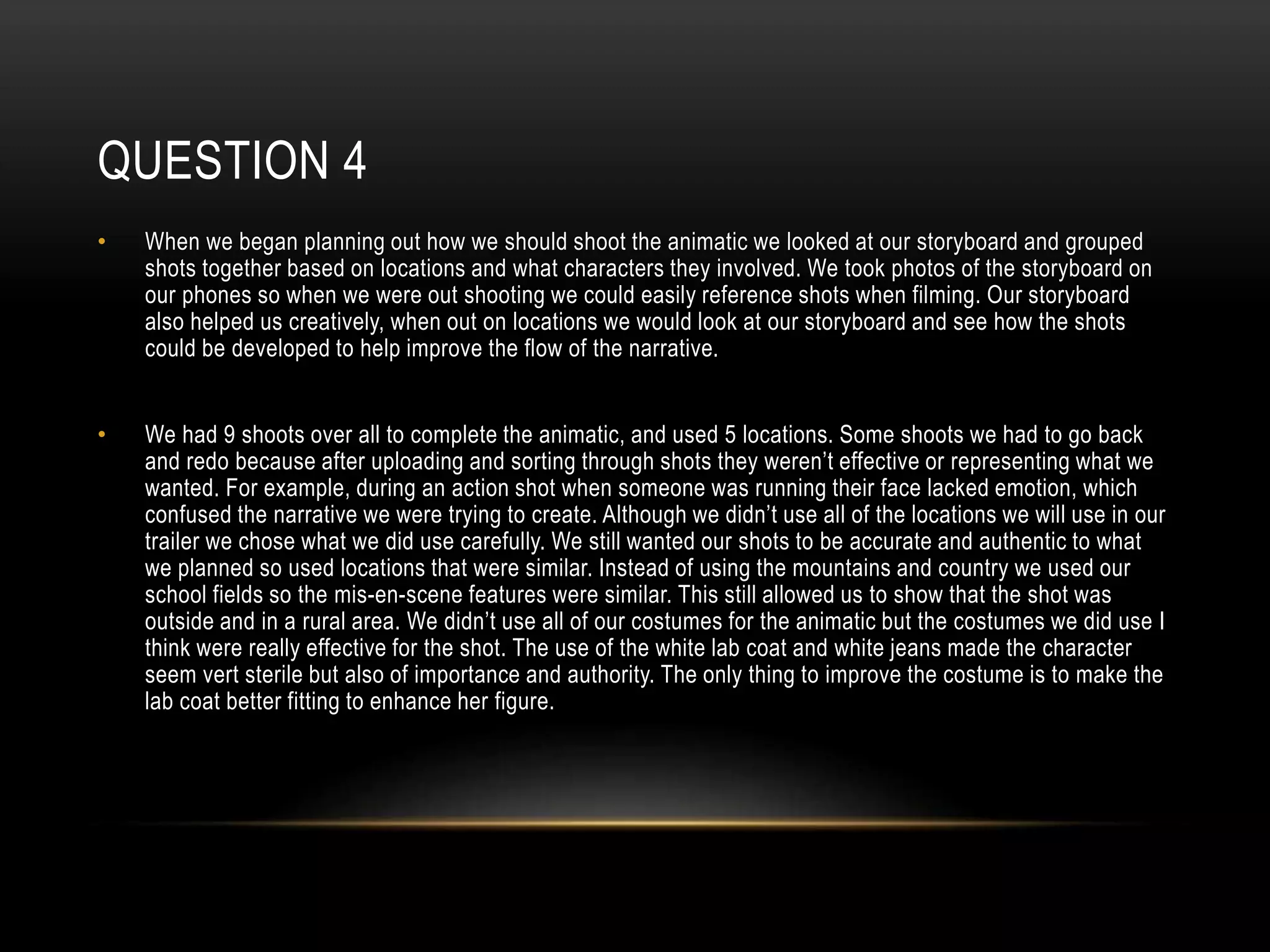 Animatic analysis | PPTX