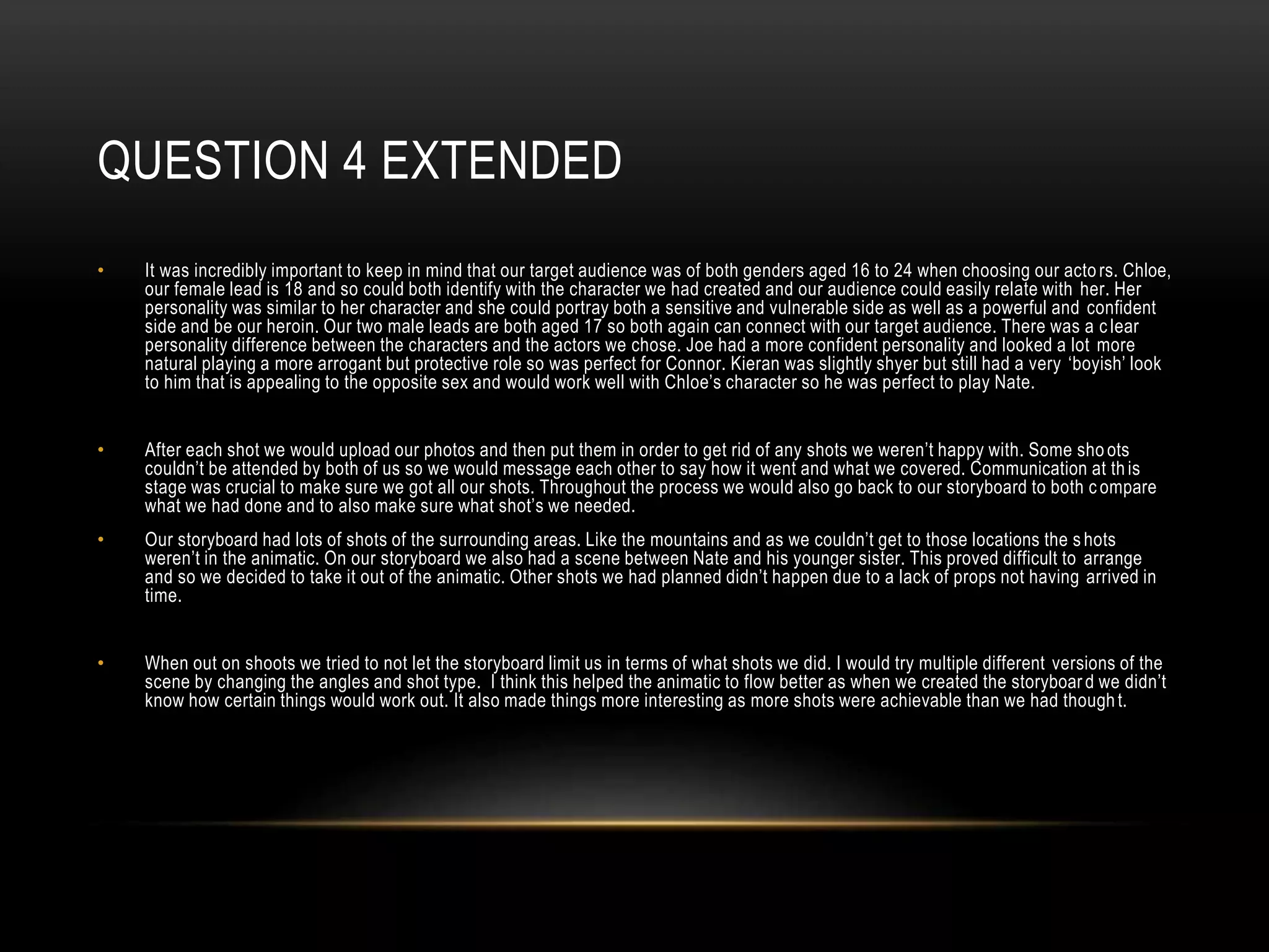 Animatic analysis | PPTX