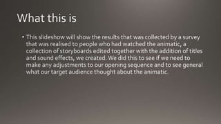 Animatic review - feedback | PPT