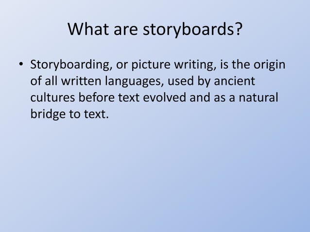 Animatic vs Storyboards | PPTX