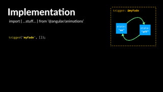 Animating angular applications | PDF