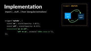 Animating angular applications | PDF