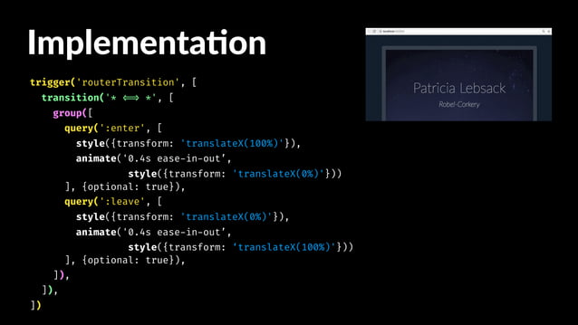Animating Angular Applications Ppt