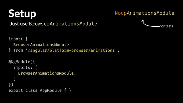 Animating Angular Applications Ppt