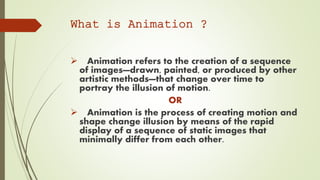 Animation | PPTX | Computer Animation | Computer Software and Applications