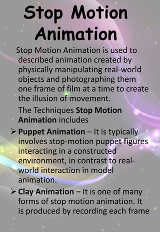 Animation | PPTX | Computer Animation | Computer Software and Applications