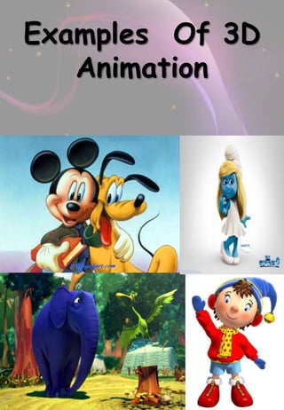 Animation | PPTX | Computer Animation | Computer Software and Applications