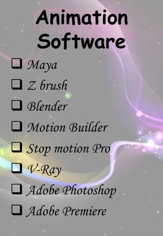 Animation | PPTX | Computer Animation | Computer Software and Applications