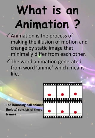Animation | PPTX | Computer Animation | Computer Software and Applications