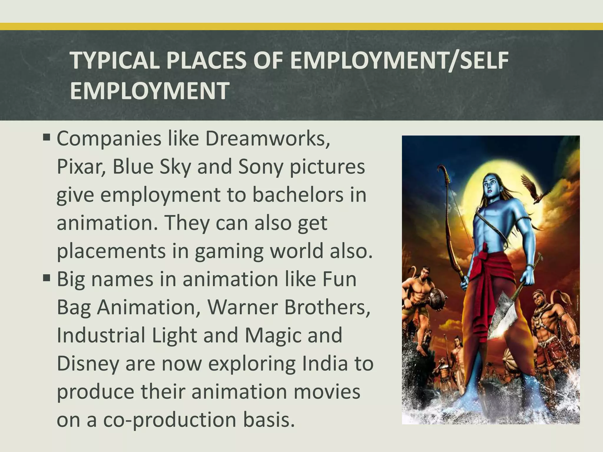 Career in Animation | PPTX