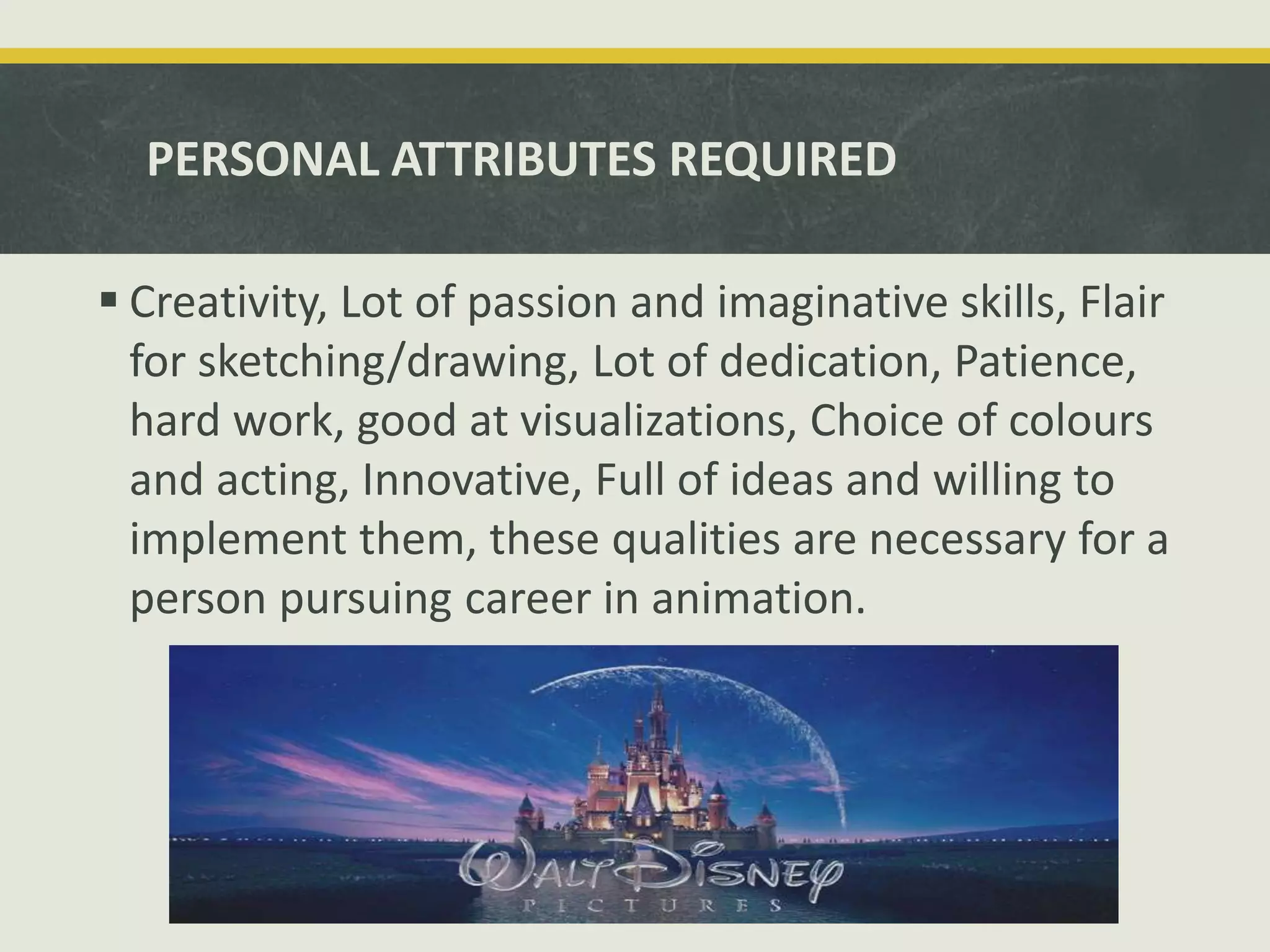 Career in Animation | PPTX