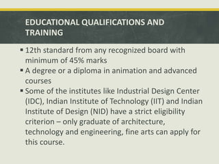 Career in Animation | PPTX