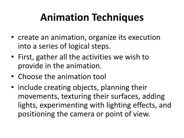 Multimedia Animation, Introduction, History, Types | PPTX | Computer Animation | Computer ...
