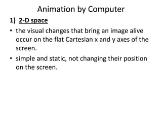 Multimedia Animation, Introduction, History, Types | PPTX | Computer ...