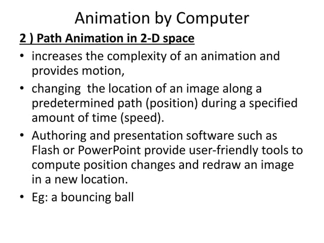 Multimedia Animation, Introduction, History, Types | PPTX | Computer Animation | Computer ...