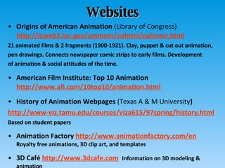 Research Animation and Animators | PPT